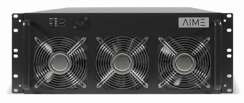 AIME R500 - 4 GPU Rack Server - | AIME